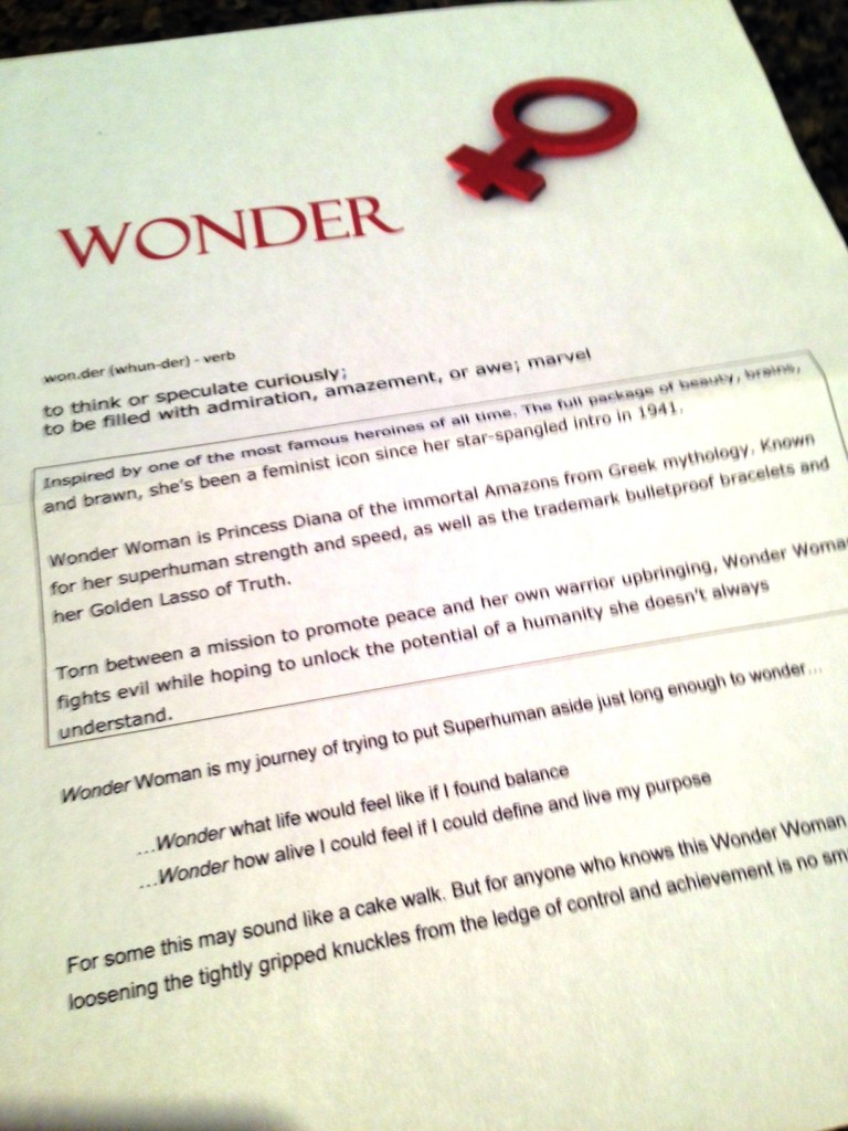 How Wonder Woman Changed My Life - Diane Taylor